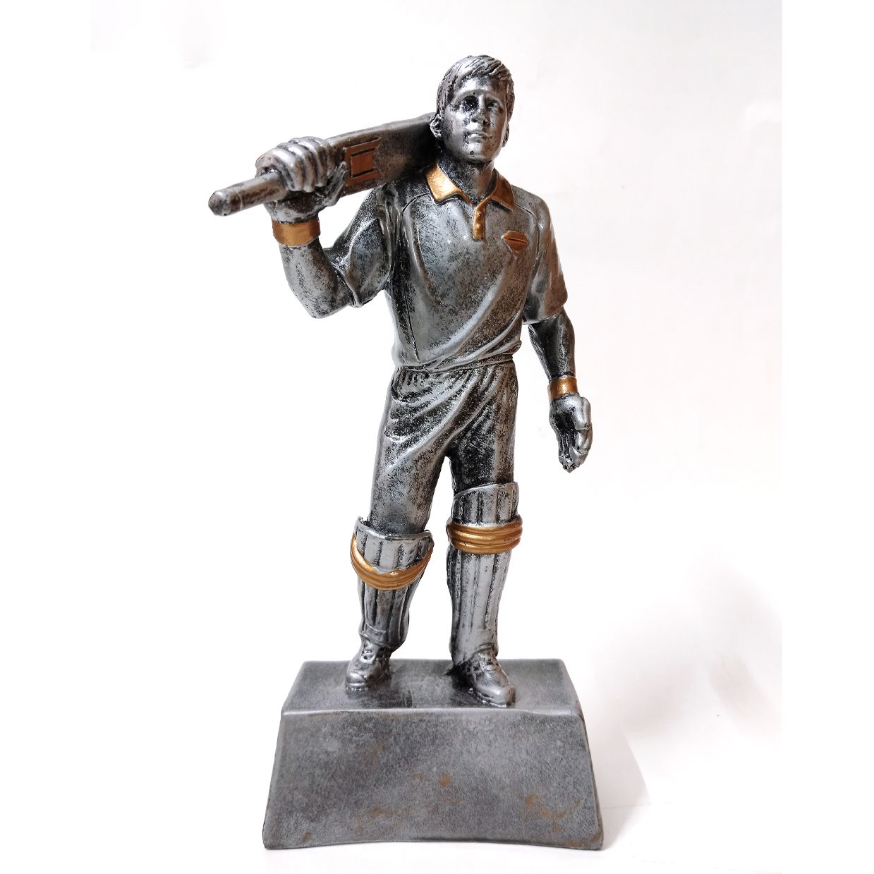 Customize Cricket Trophy Award Crest Showpiece | Daraz.com.bd