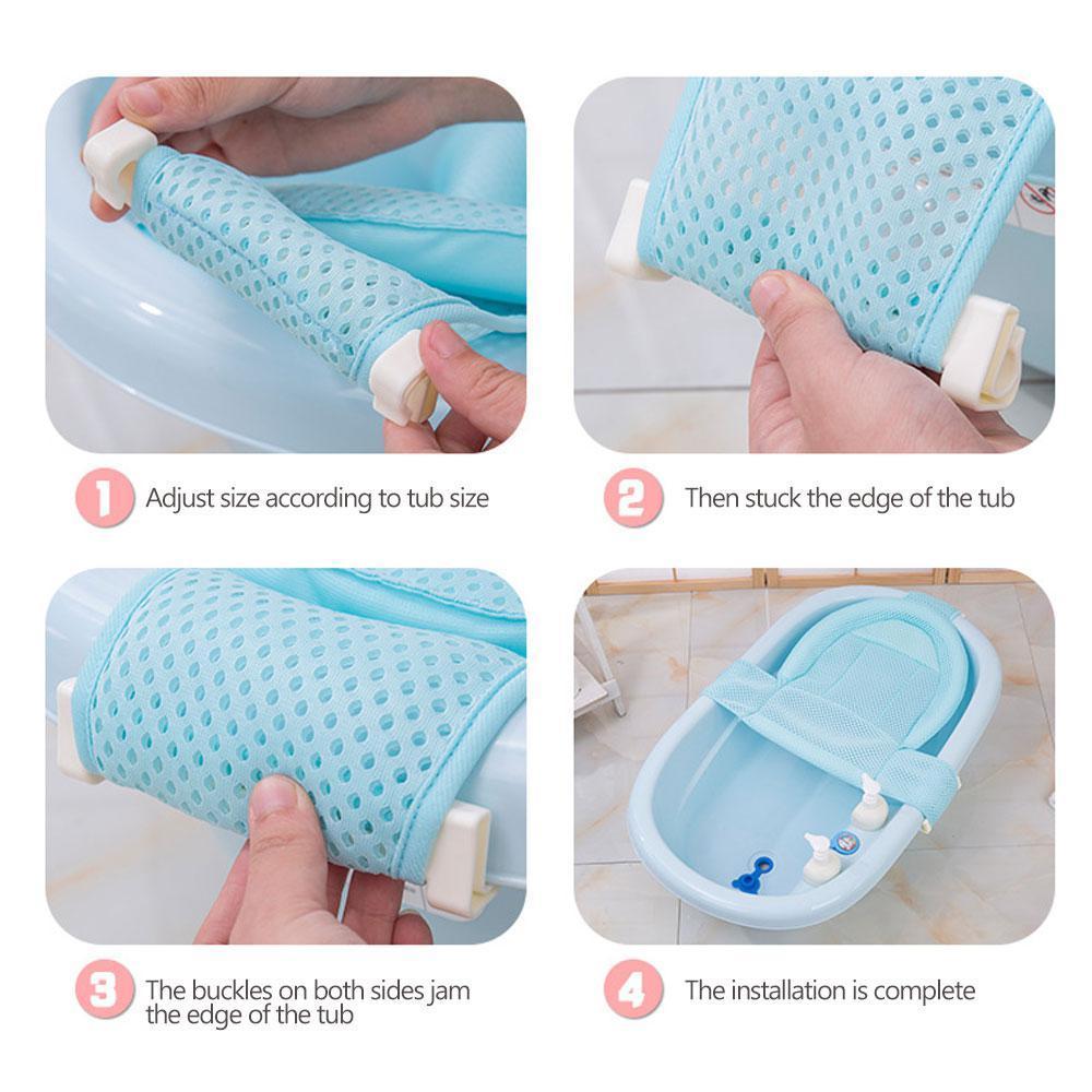 Baby/Children Bathtub Folding Design Bath Net Convenient Newborn ...
