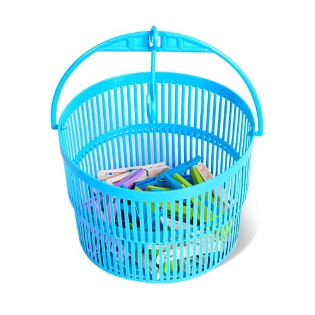 Clip Basket With 24 PIECES SET Clip - Hanger, Clip Basket (Single) With ...