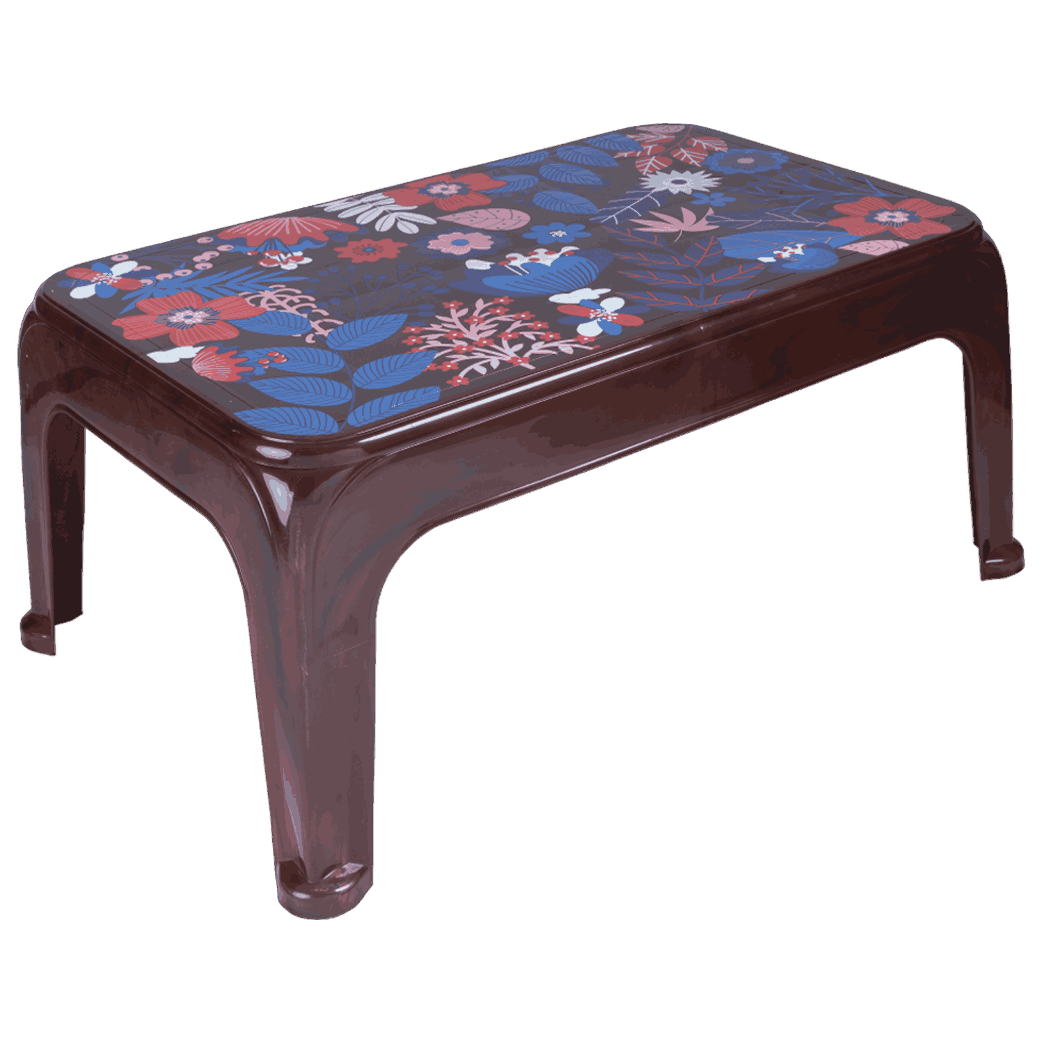 Akij Top choice-Table-Titbit Center-Rectangular Plas. Leg-Rose Wood ...