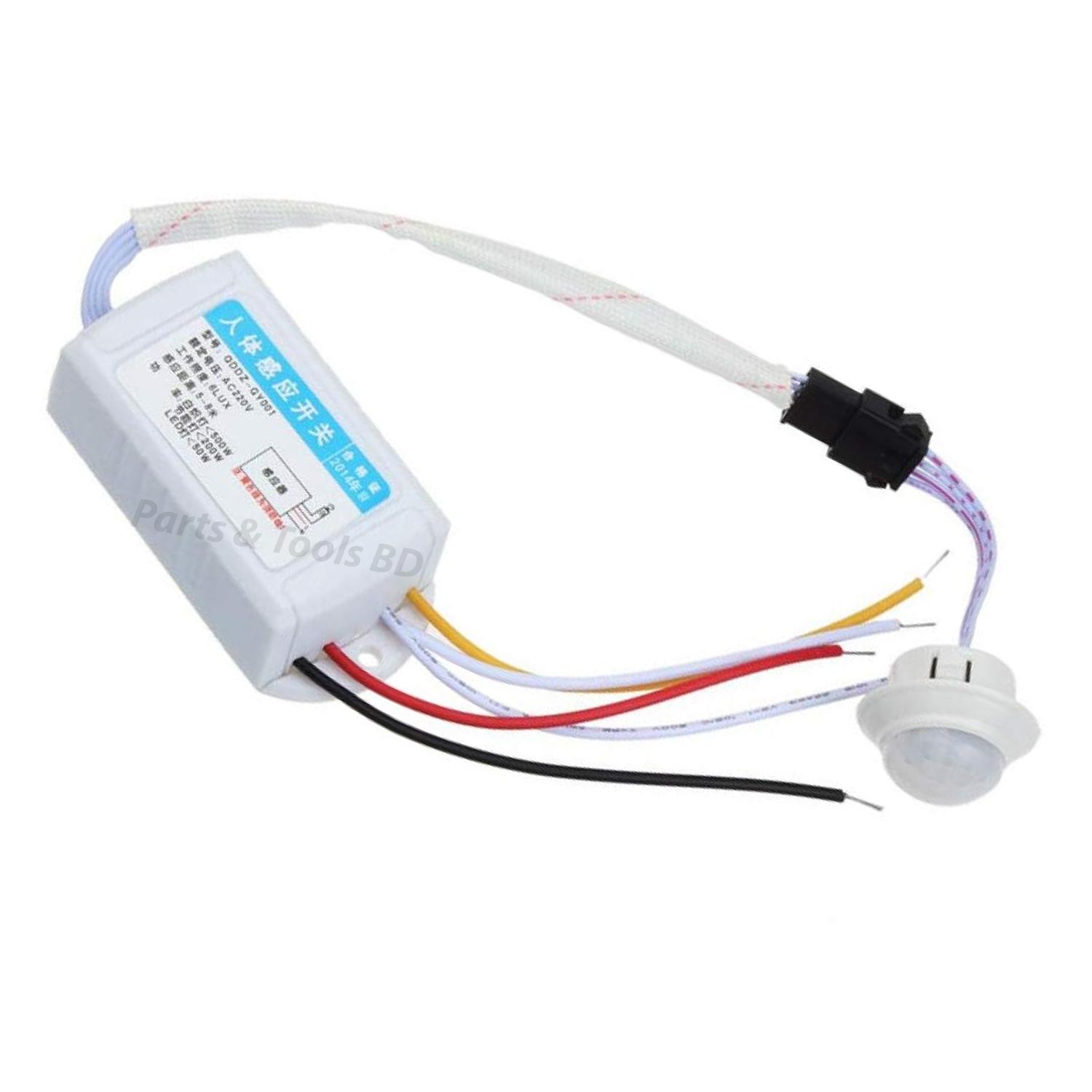 PIR Motion Sensor Controlled Smart Automatic Light Switch AC 220V ...