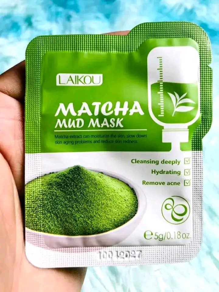 LAIKOU Matcha Mud mask - 5g - 12Pcs pack | Daraz.com.bd