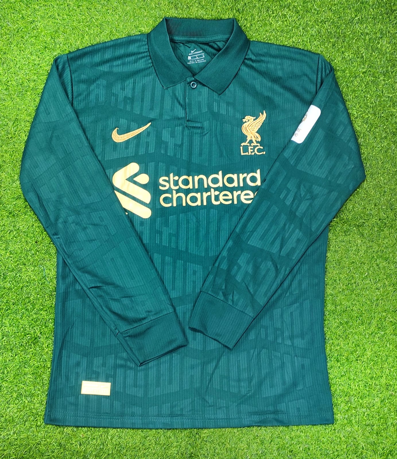 Liverpool Full Sleeve Collar Jersey Premium Quality Jersey Football ...
