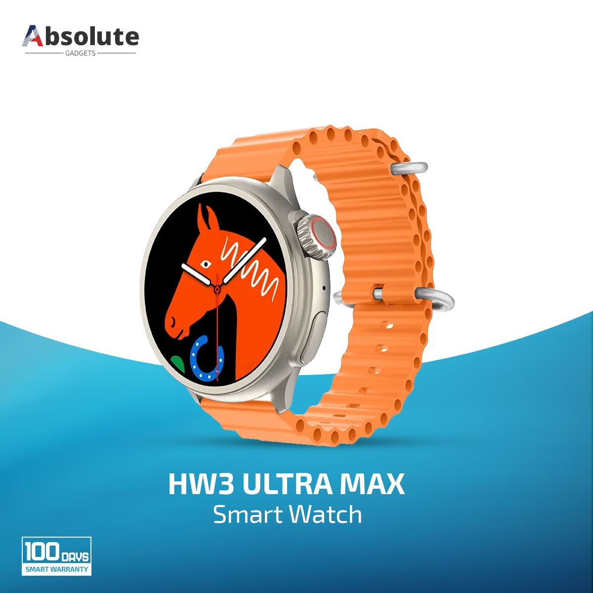 Hw3 Ultra Max Smart Watch Inch Hd Round Screen Wireless, 40% OFF