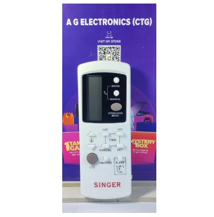 Singer Ac Remote | Daraz.com.bd