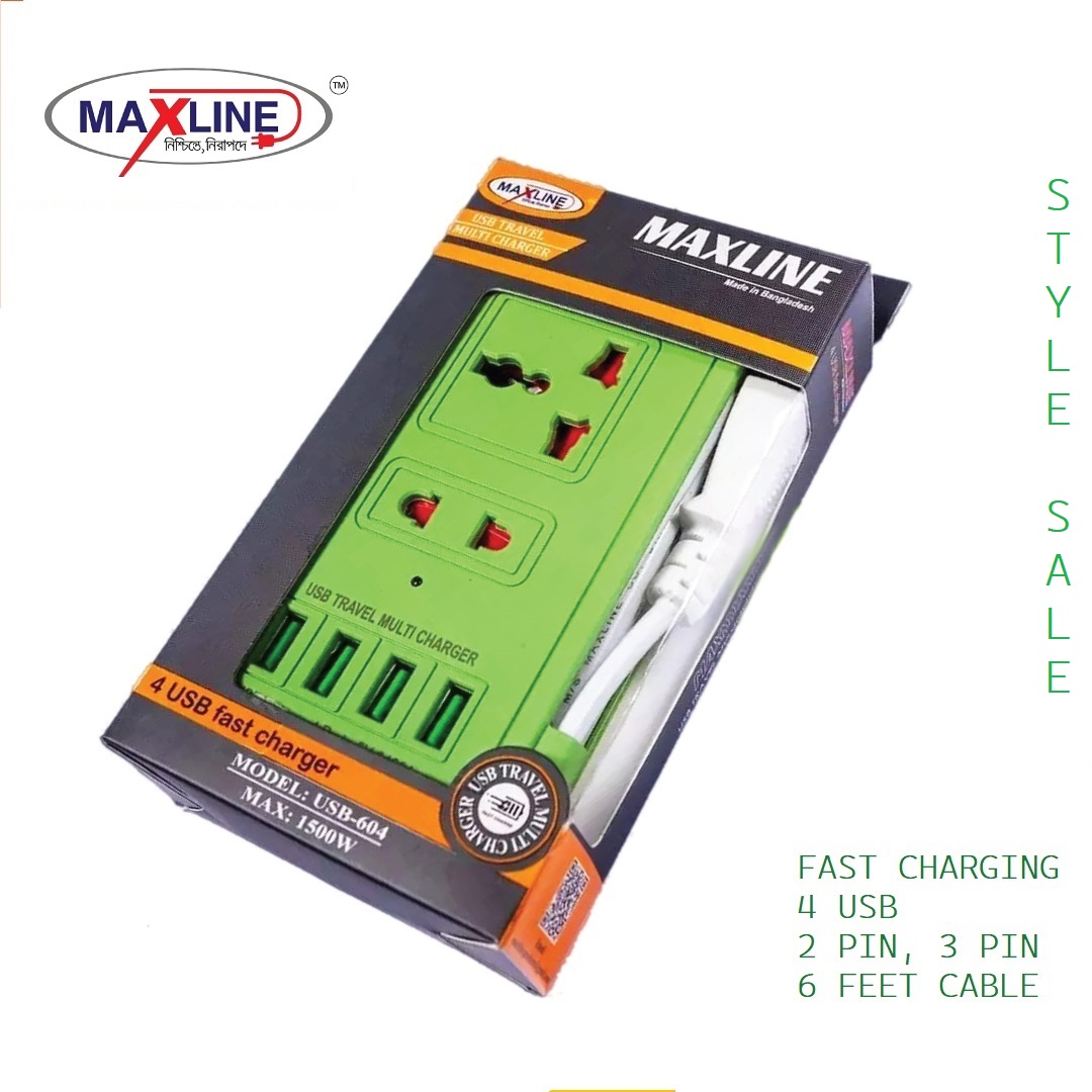 Universal Travel PLUG with Fast Charging Multiplug with 4 USB Port and ...