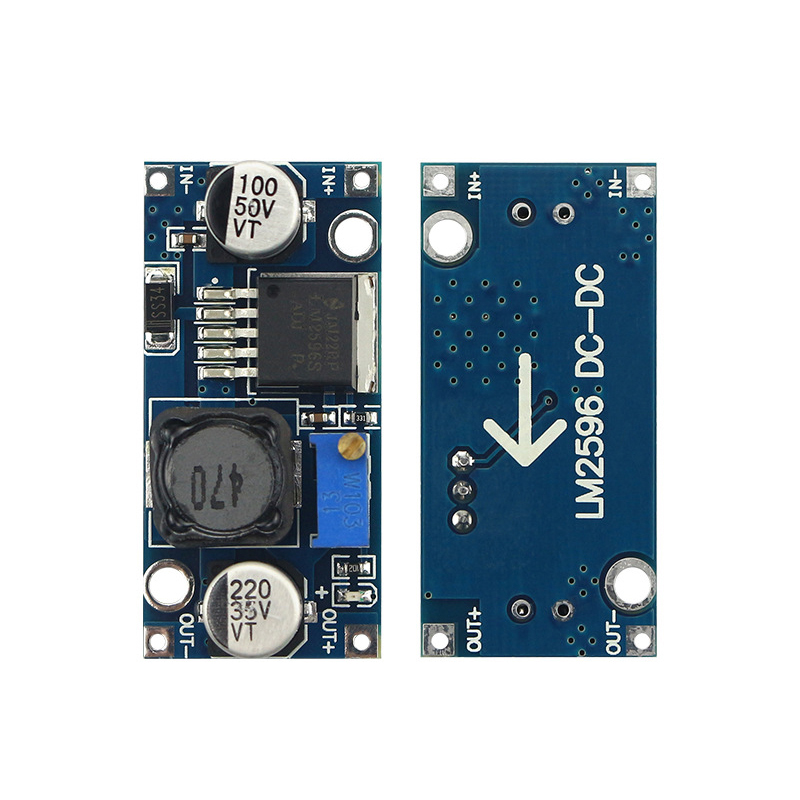 Adjustable Output LM2596S Step Down Power Supply Module DC To DC Buck Converter Voltage ...