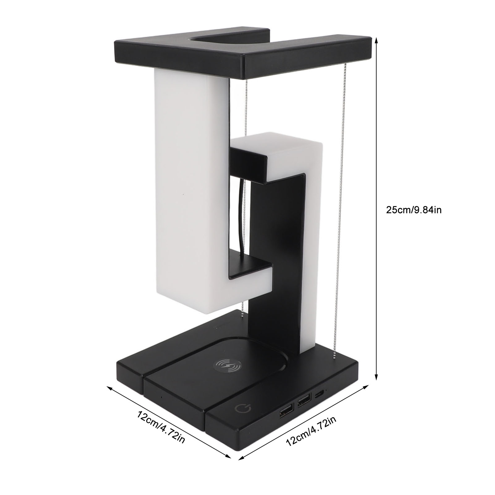 Magnetic Levitation Desk Lamp Stepless Dimming Touch Switch Floating ...