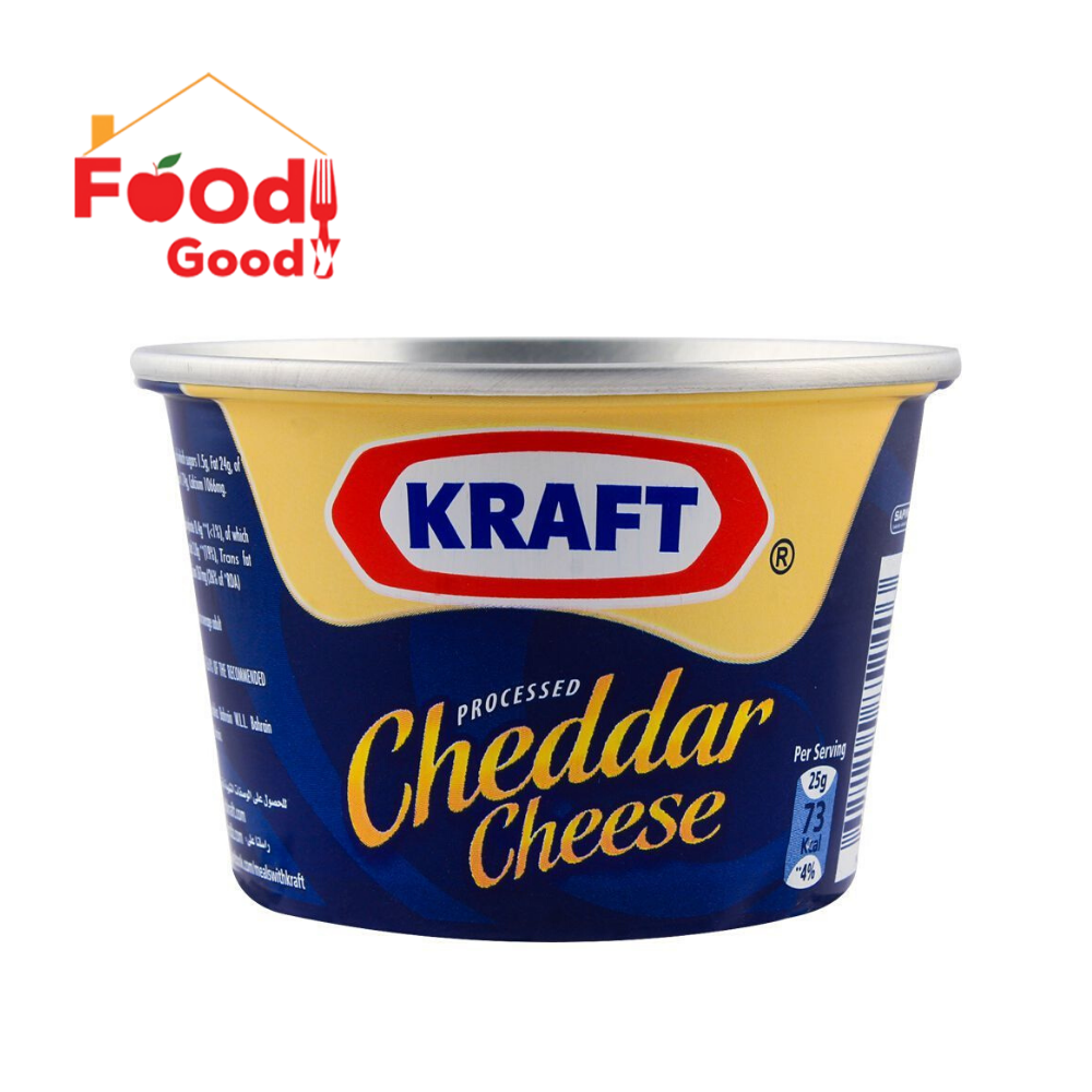 Kraft Processed Cheddar Cheese Tin - 190g | Daraz.com.bd