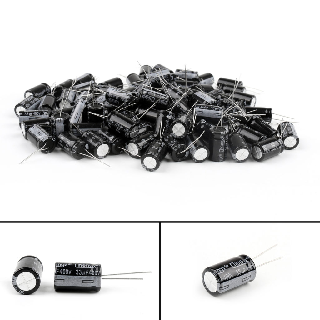 2Pcs- 33uF 400V RADIAL Electrolytic Capacitor 33uF 400V Radial ...
