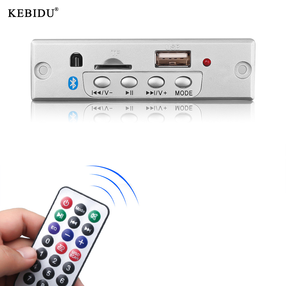 Kebidu Wireless Bluetooth MP3 Decoder Board Handsfree Call Remote ...