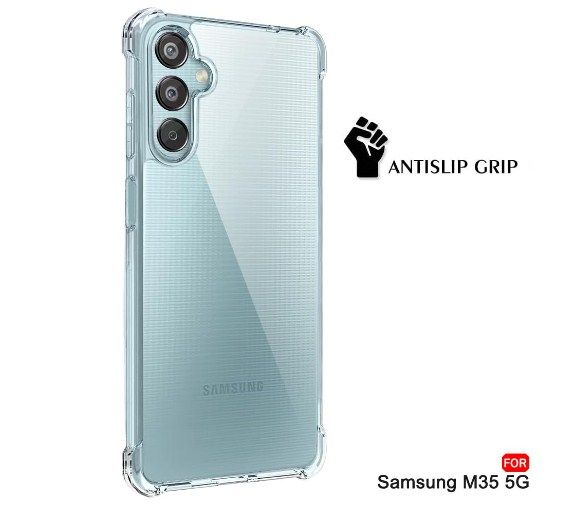 Samsung galaxy M35 5G back cover silicone Matte Soft Silicon Shock ...