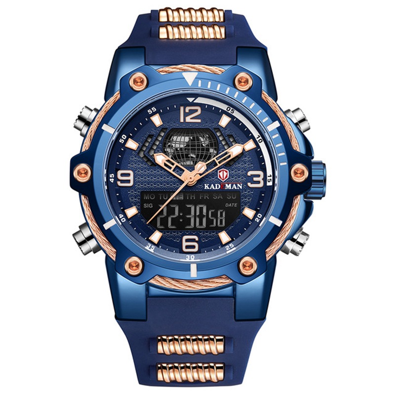 KADEMAN Cardman New Men's Alarm Clock Calendar Multifunctional Sports ...