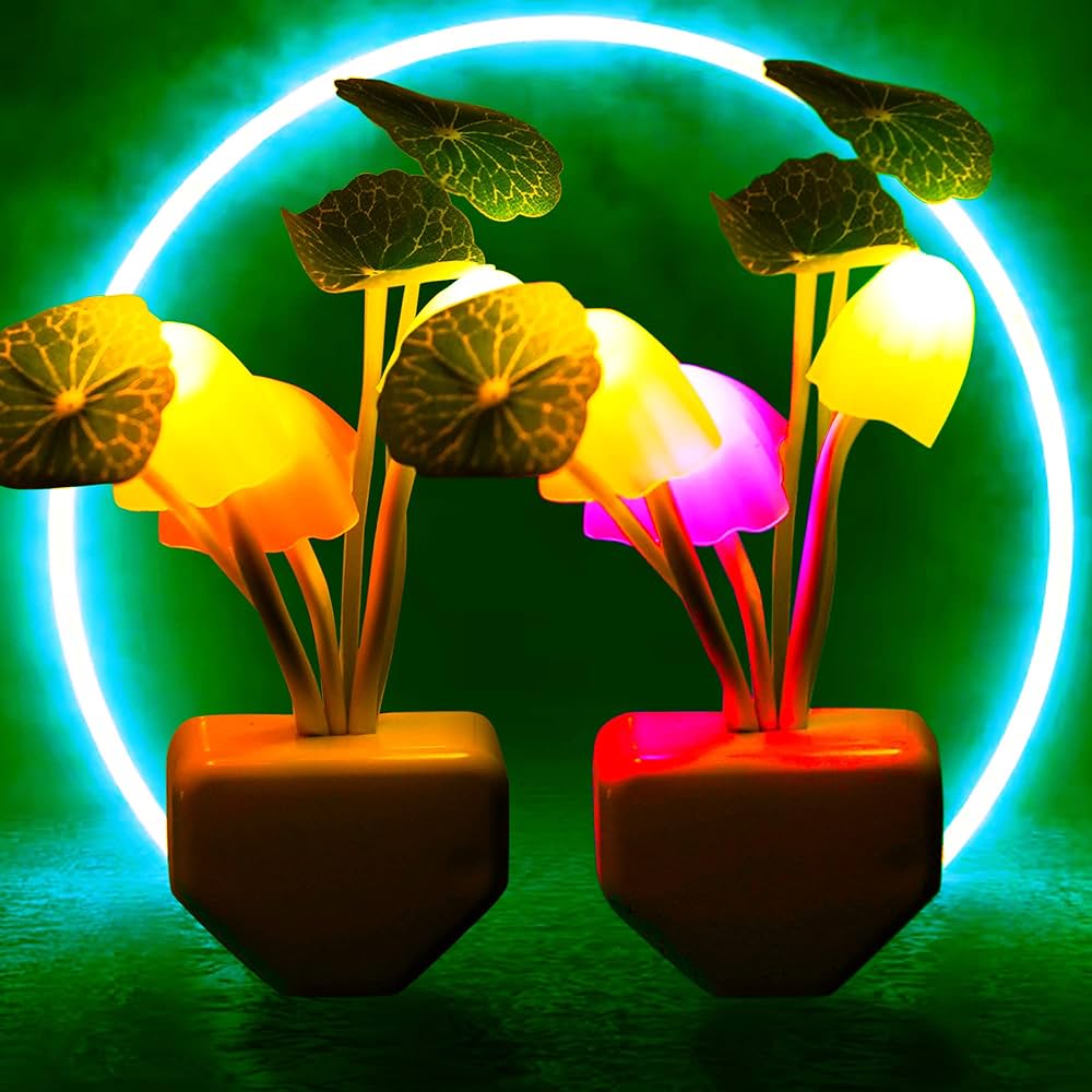Avatar Flower Mushroom LED Colorful Night Light | Daraz.com.bd