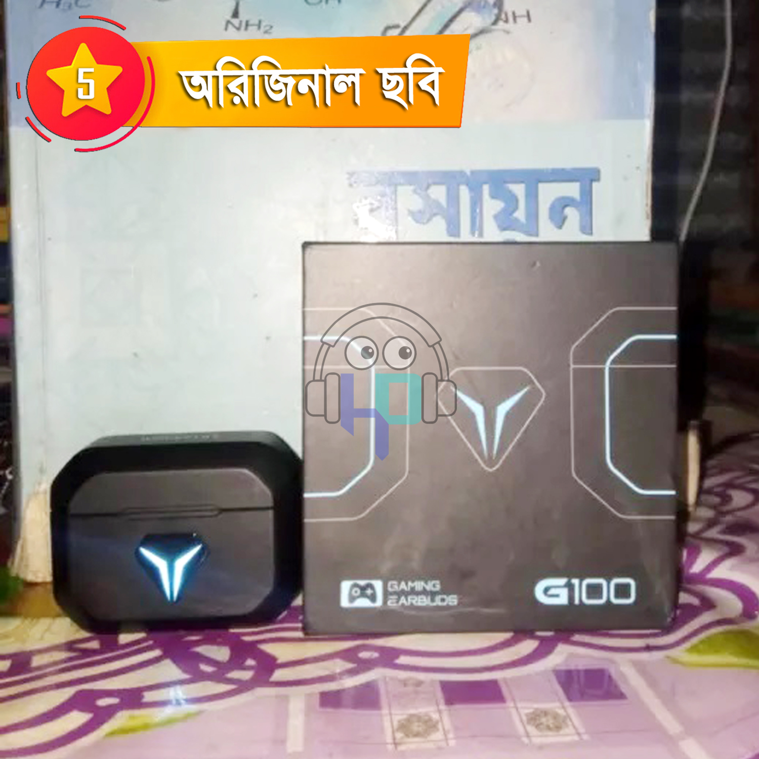 Wavefun G100 Wireless Gaming Bluetooth Earbuds - Black | Daraz.com.bd