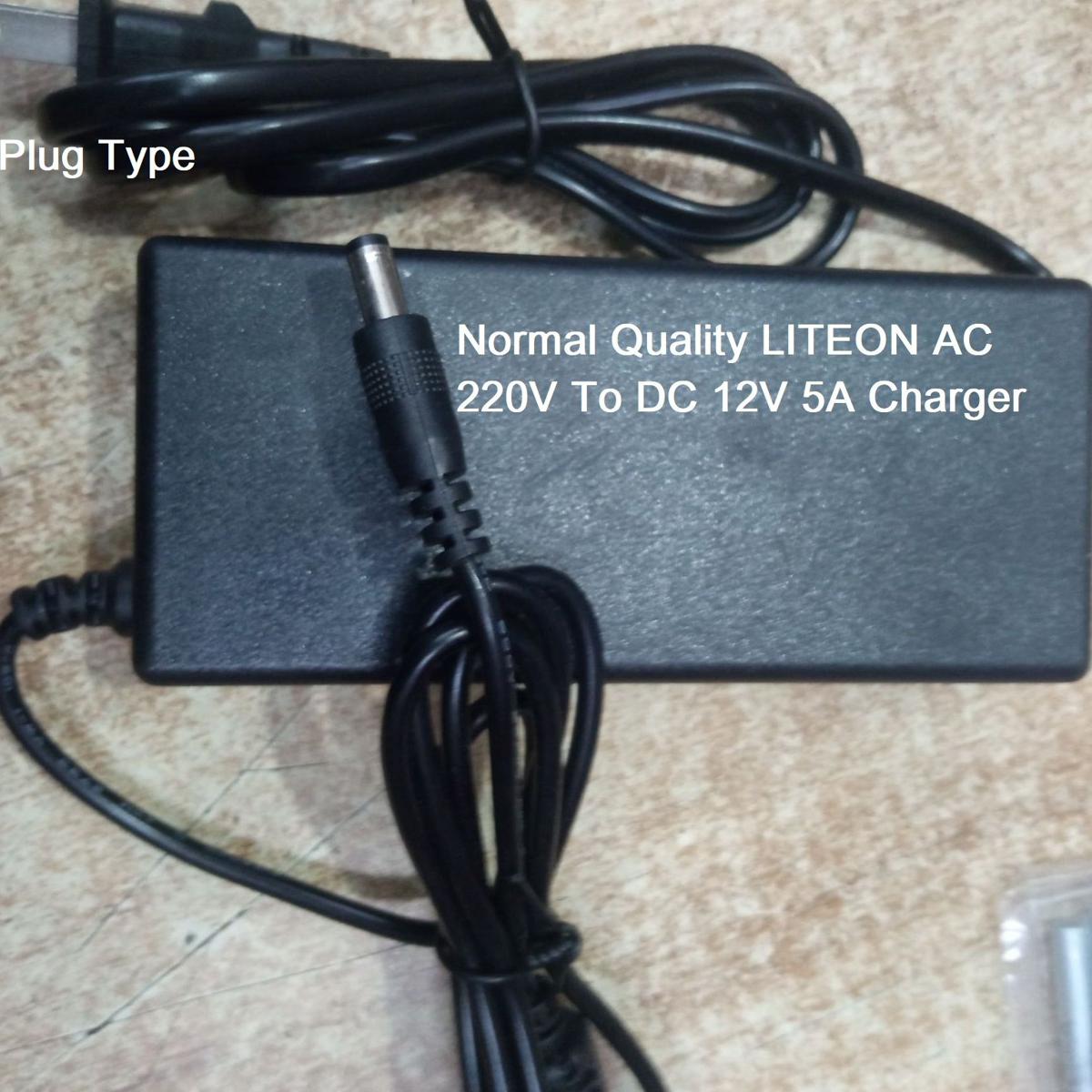 12V 5A Power Adapters NORMAL QUALITY AC 220V To DC 12V 5A Charger ...