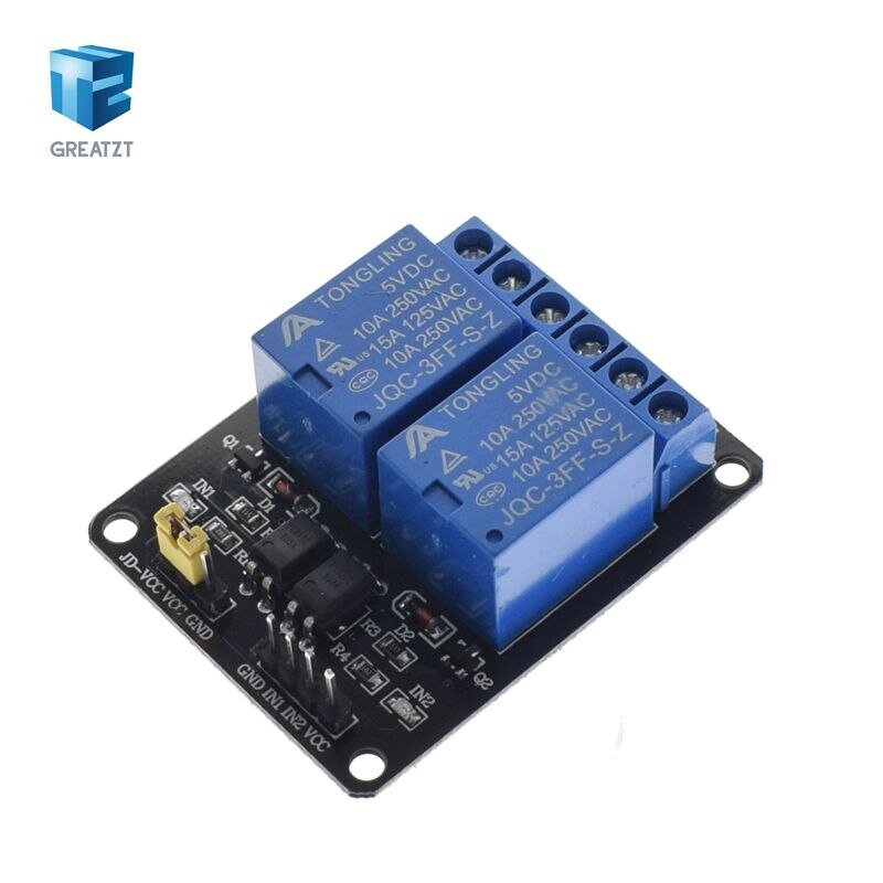 【happy one】1PCS 2-channel 5V 12V channel relay module relay expansion ...
