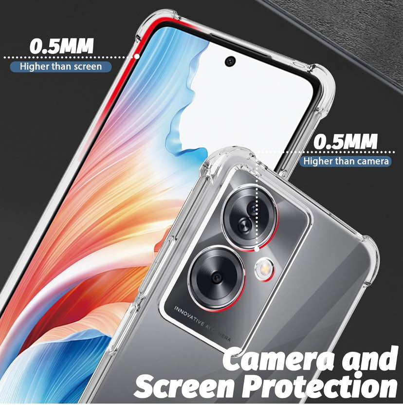 Soft Transparent Shockproof Tpu Back Case For Oppo A59 5G