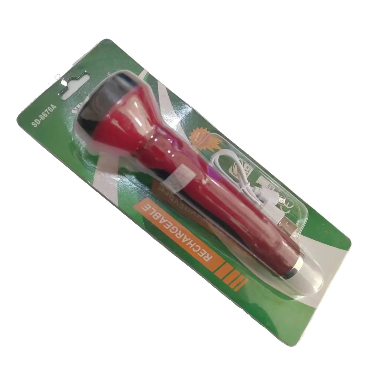 SD-8676A LED Torch Flashlight with USB interface | Daraz.com.bd