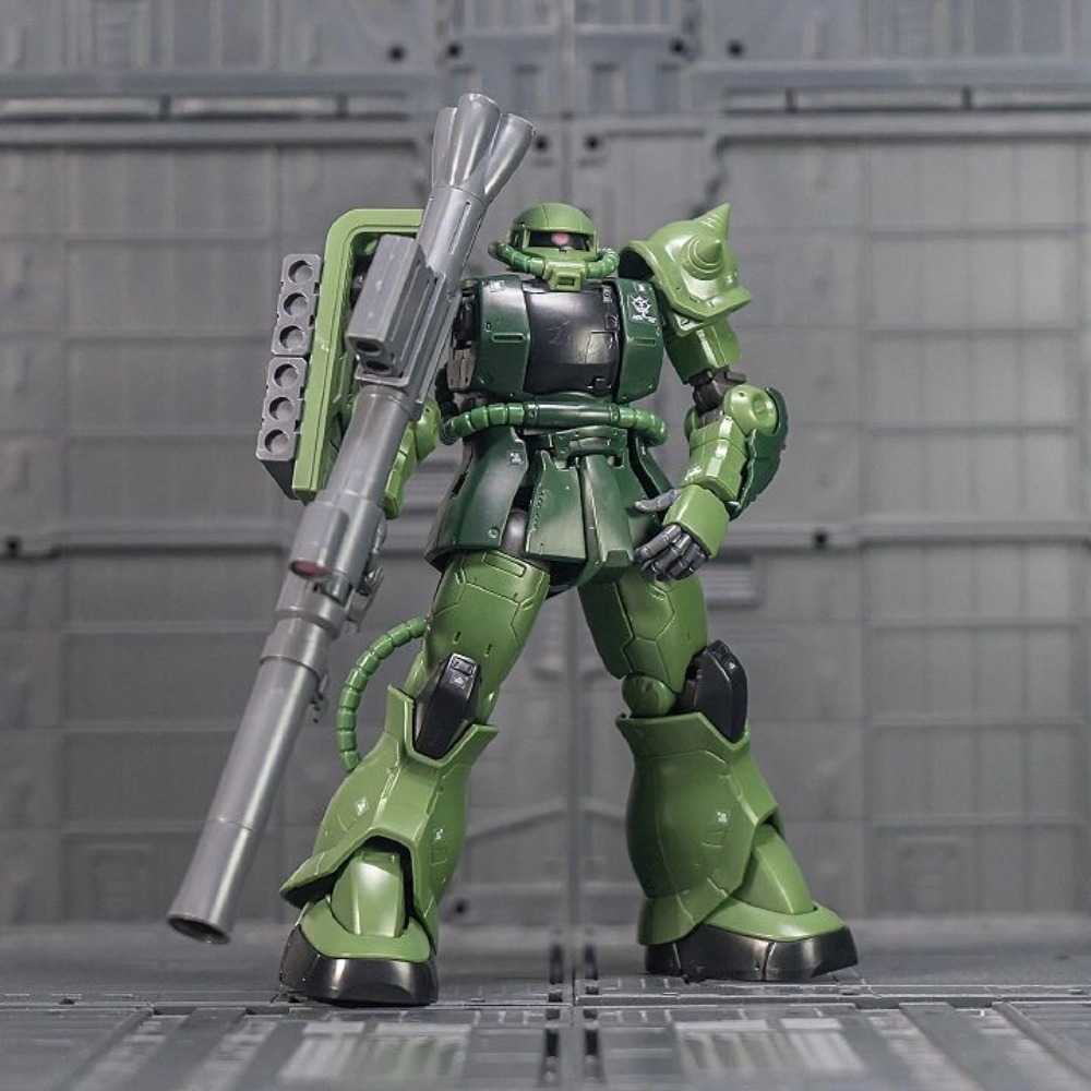 Kids Toy HG /144 GTO ZAKU Model MS-06CK Anime Figurine Assembly Action ...