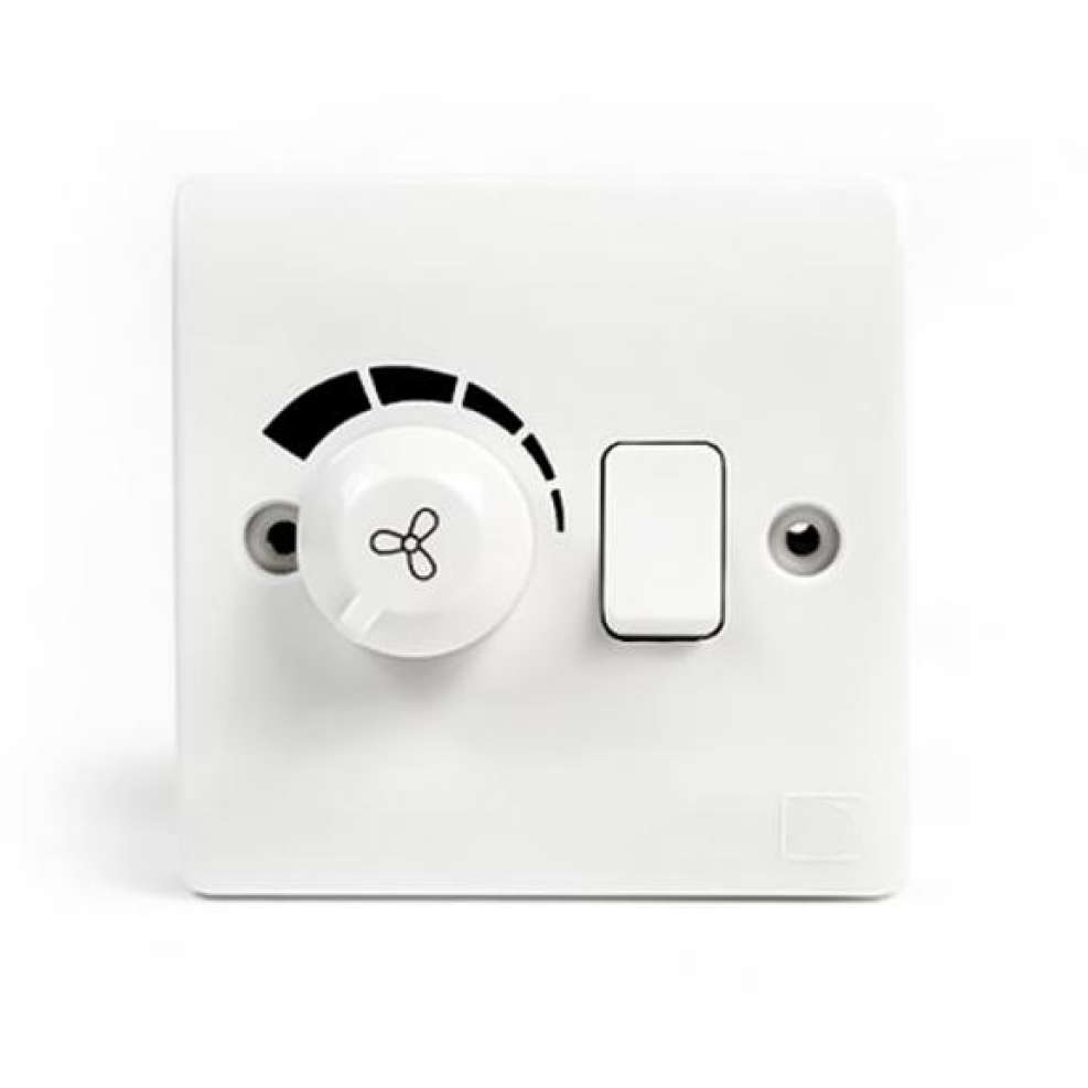 MK Fan Regulator Dimmer with Switch Socket Speed Contro | Daraz.com.bd
