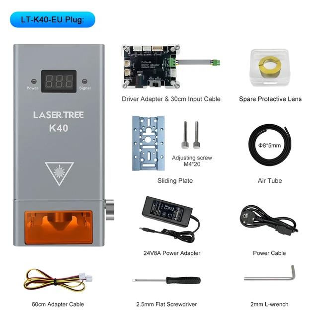 LASER TREE Laser Module 10W/20W/30W/40W Optical Power with Air Assist ...