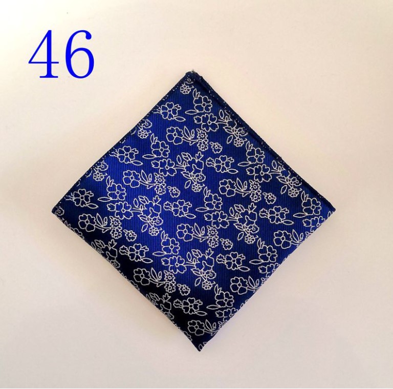 Luxury 1Pcs Rumal Paisley Silk 23x23cm Hankies Men's Pocket Square ...