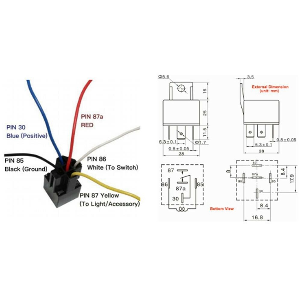 9 Pin Relay Wiring Diagram - Wiring Diagram