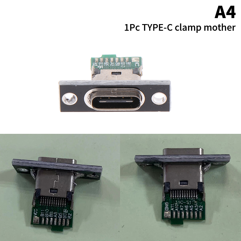 Charging Port USB Type C Socket Connector 2Pin 2P 4P Waterproof Strip ...