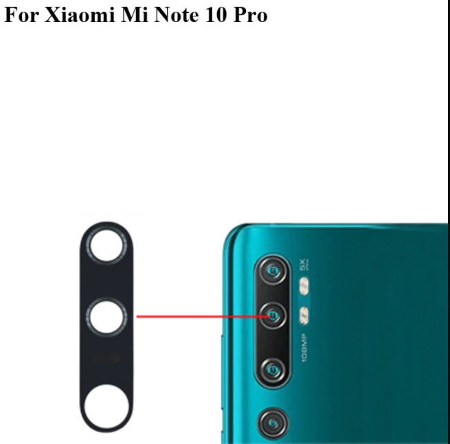 for Xiaomi Redmi Note 10 Pro Camera Main Glass Replacement Glass Slide ...