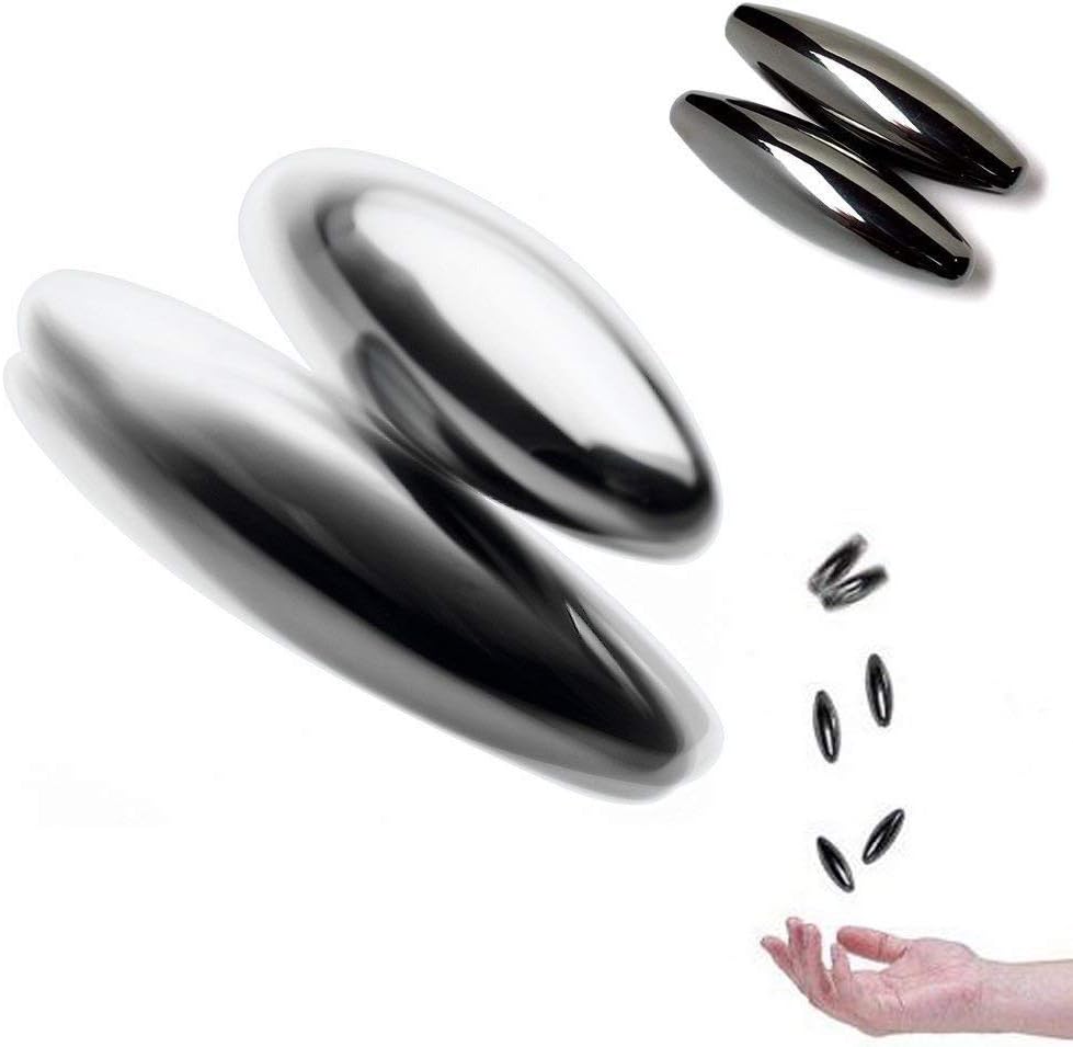 4 Ps Powerful Rattle Magnets Spinning Buzzing Snake Eggs, Educational Science Toy, Great Stress ...