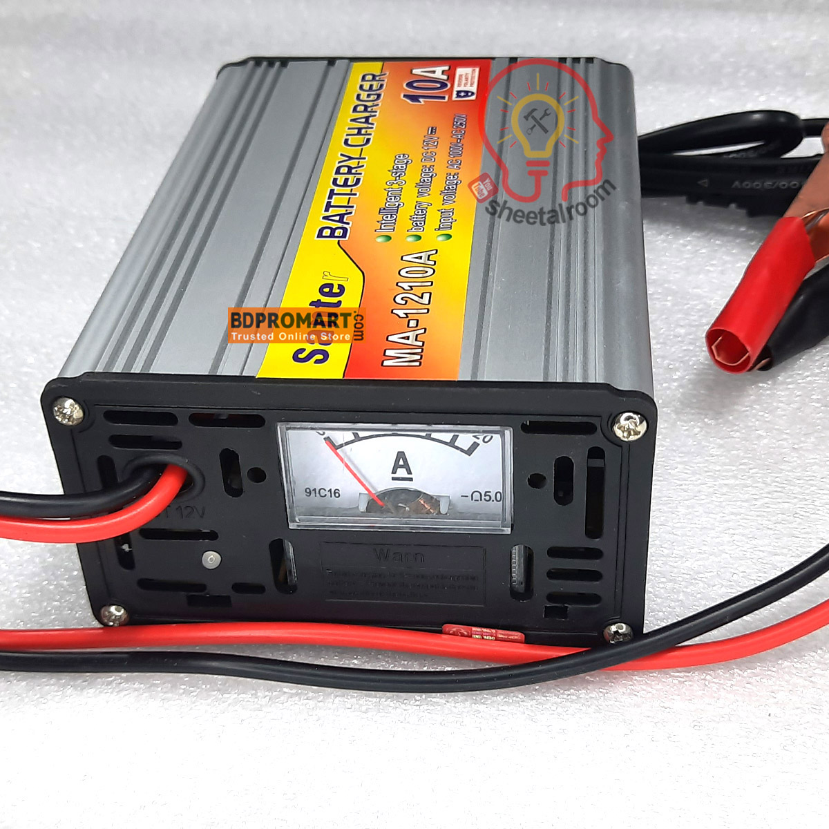 12v Battery Charger 10A Full Auto & Analog Display - Intelligent 12v 10A Battery Charger -Lcd ...