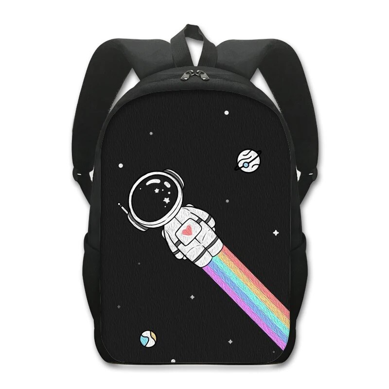 Space Astronaut Print Backpack Galaxy Children School Bags Women Men ...