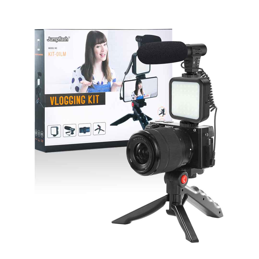 VLOGGING KIT FOR LIVE STREAMING KIT-01LM - BLACK | Daraz.com.bd