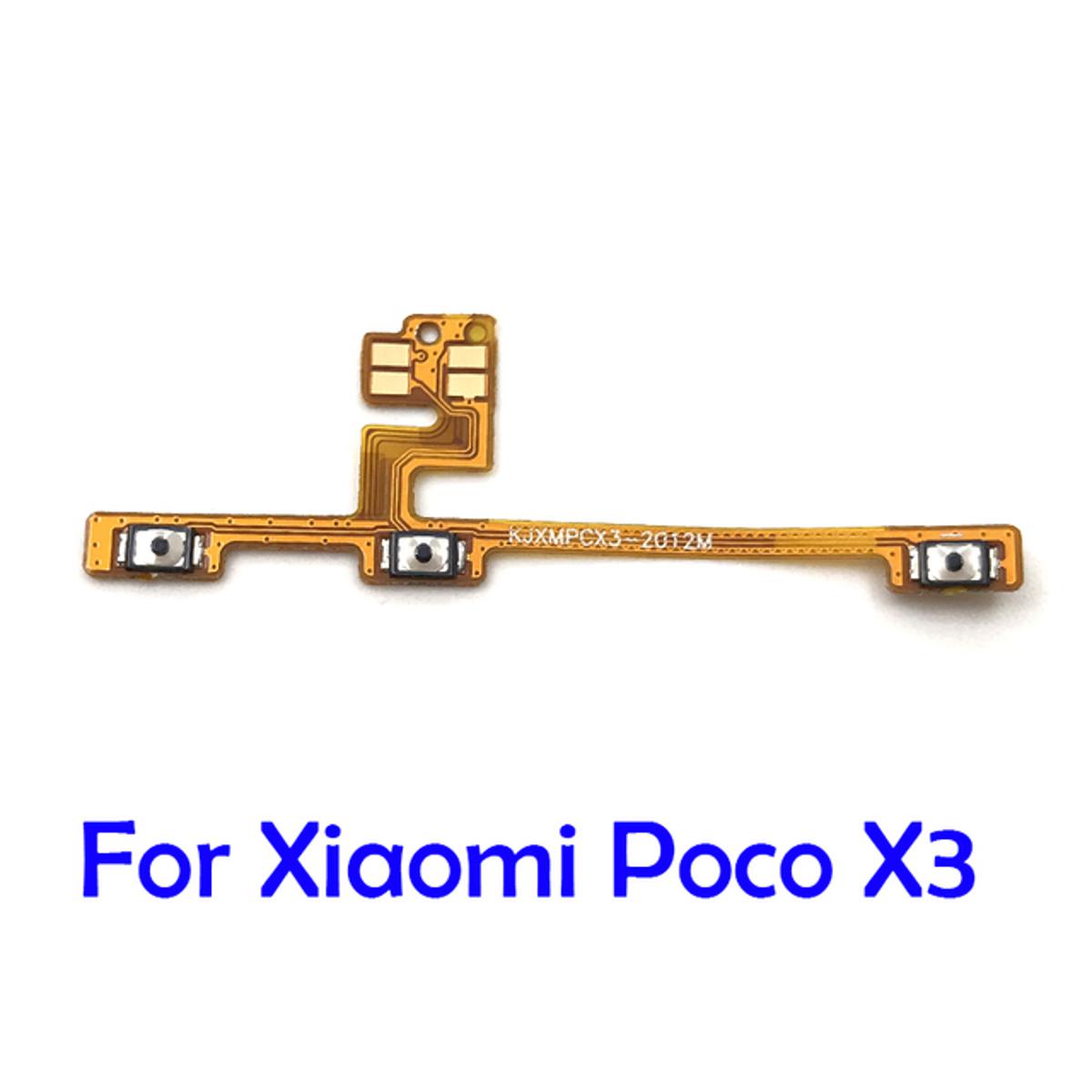 New Compatible For Xiaomi Poco X3 NFC / Poco M3 Power Button On Off ...