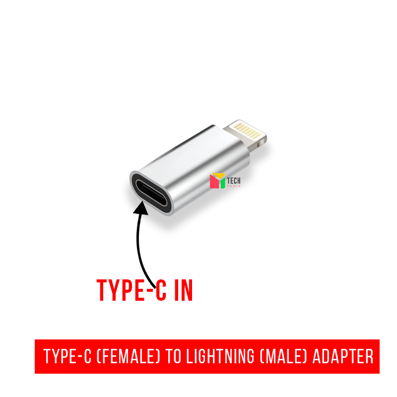 USB Type-C (Female) to Lightning (Male) Adapter | Daraz.com.bd
