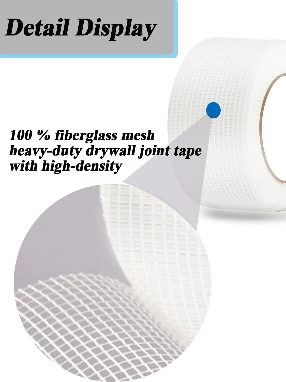 Drywall Joint Tape Self-Adhesive Fiberglass Drywall Mesh Tape for Wall ...