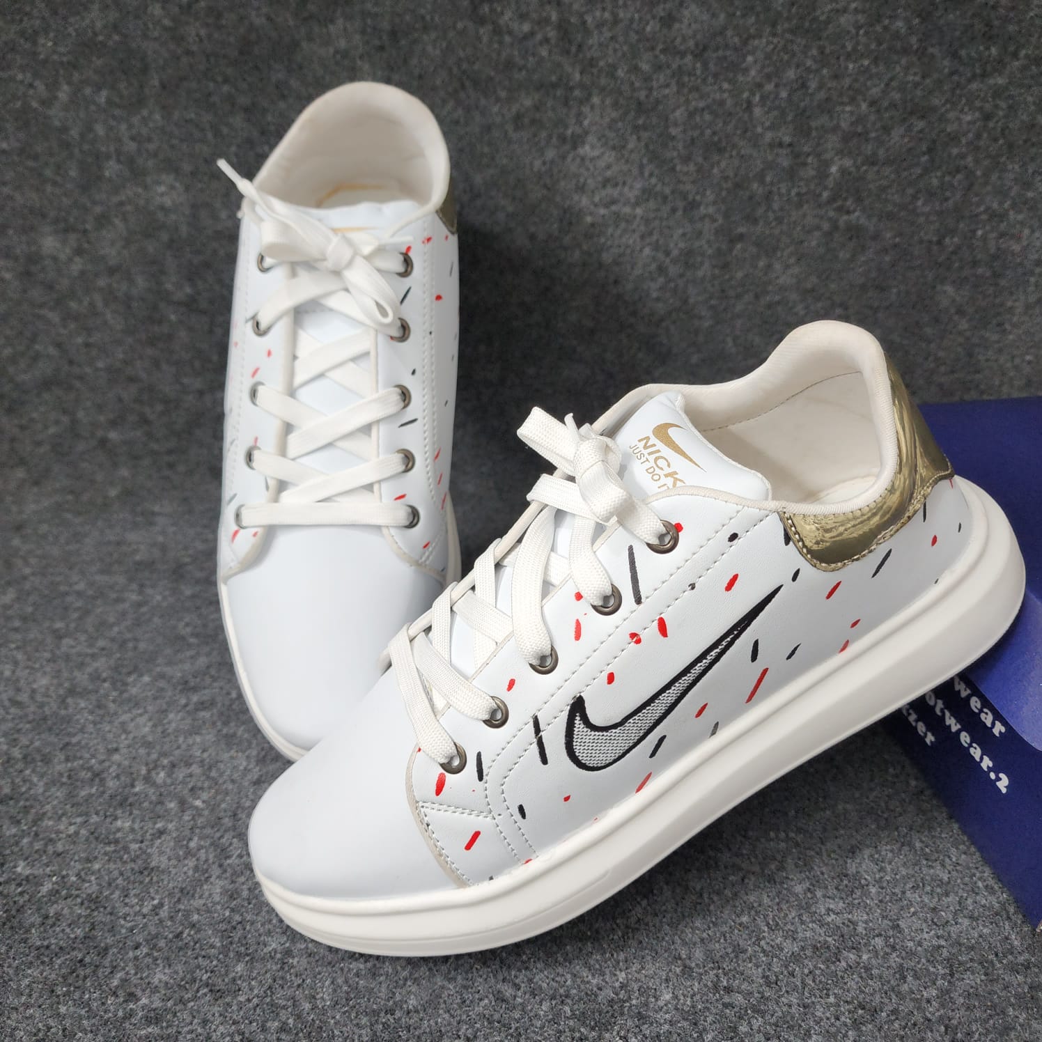 Stylish Addition - New Stylish Comfortable Sports High-Top Sneakers ...