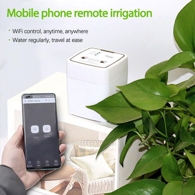 WIFI Remote Control Smart Watering Device Automatic Drip Watering Home ...