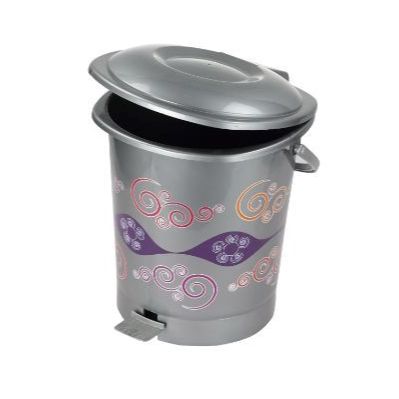 আরএফএল সুপার প্যাডেল বিন সিলভার - dustbin | Daraz.com.bd