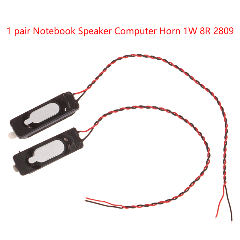 1 Pair 2809 1W 8Ohm Notebook Box Speaker Rectangular Internal Computer ...