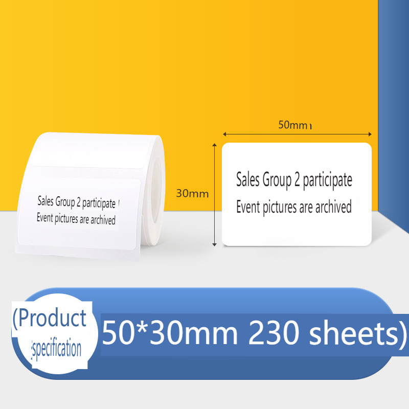 Niimbot Ther-Mal Label Paper For B21 Label Printer Barcode Price Size ...