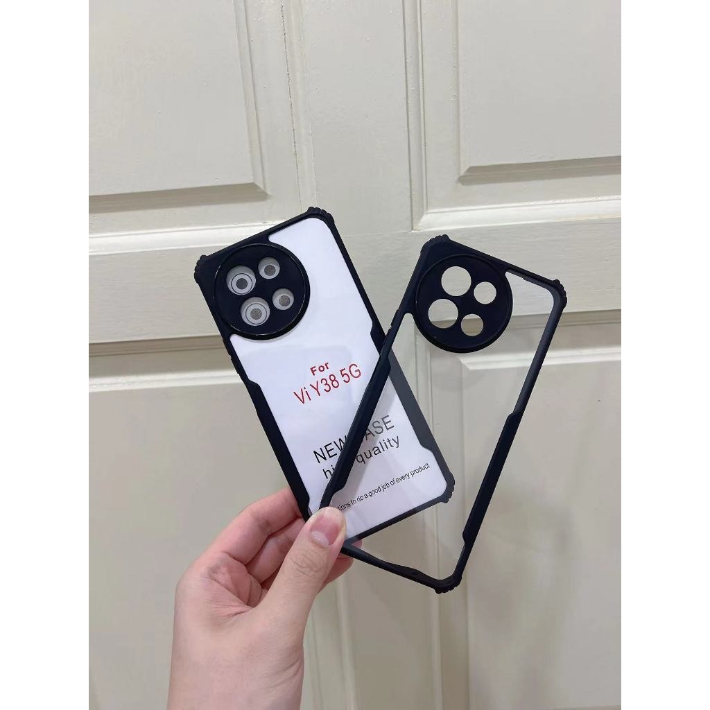 For Vivo Y38 Transparent Shock Proof Airbag Bumper Case Premium Quality ...