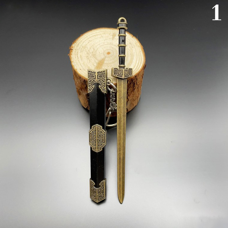 Mini Sword With Sheath China Ancient Sword Zinc Alloy Tang Hengdao Han ...