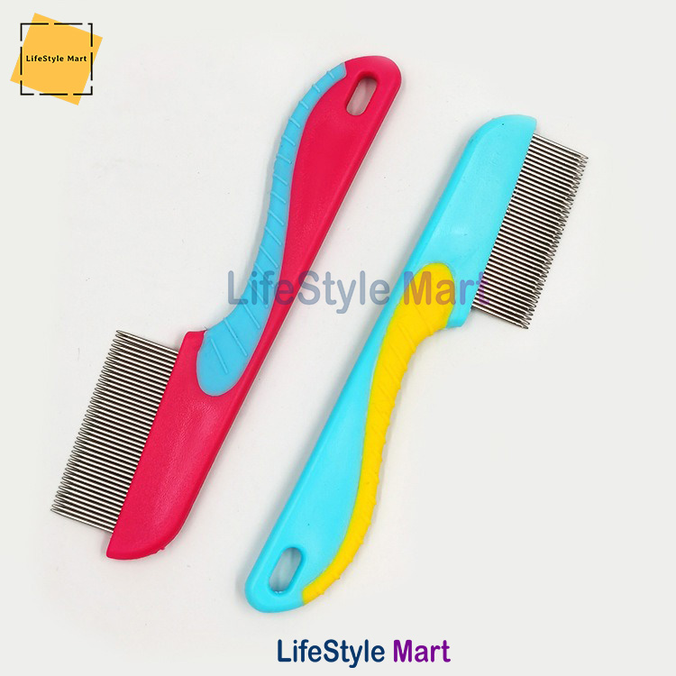 Lice Comb, Stainless Steel Fine Tooth Comb Lice Comb Professional Head ...