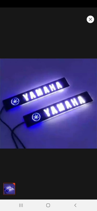 Highlighted Yamaha Logo LED Light for BIKE | Daraz.com.bd