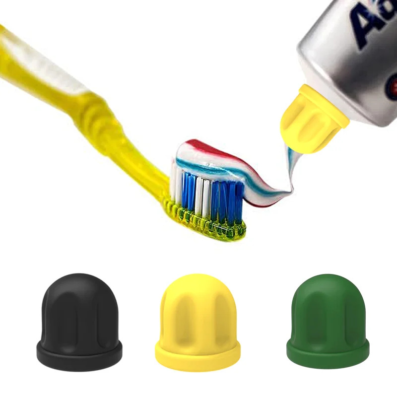 1x Save time,Self-Closing Toothpaste Caps,Toothpaste Squeezers Cap ...