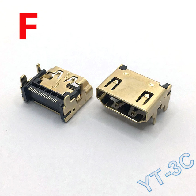 1pcs New Hdmi 20p Male Plug Connector Hdmi Female Socket Jack Hdmi ...