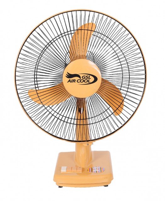 GSL Air Cool Table Fan 16" Brown | Daraz.com.bd