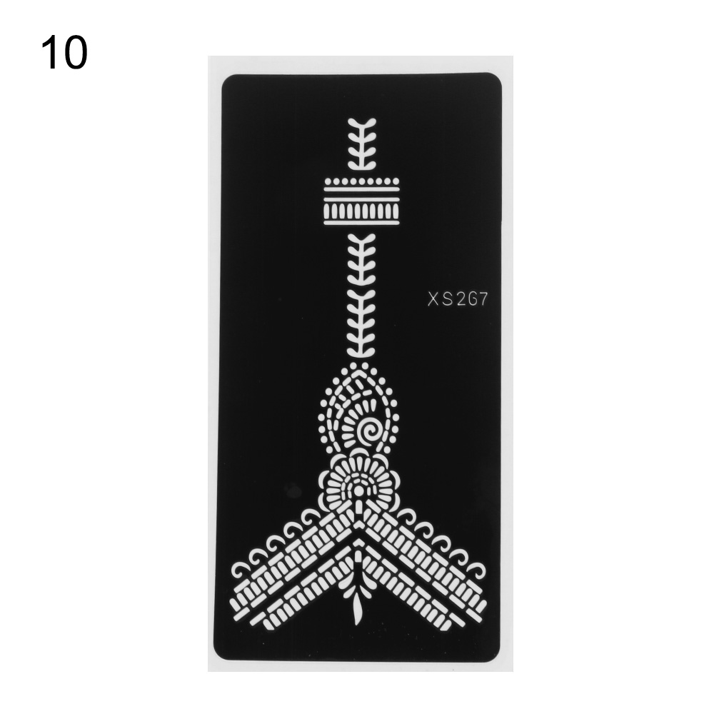 2022 New Professional Henna Stencil Temporary Hand Tattoo Body Art Sticker Template Wedding Tool ...